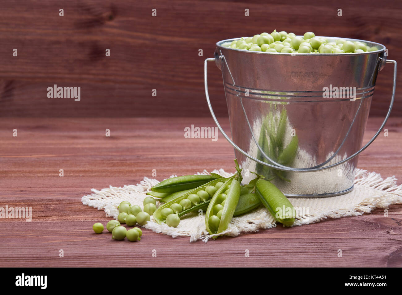 Fresh green peas Stock Photo - Alamy