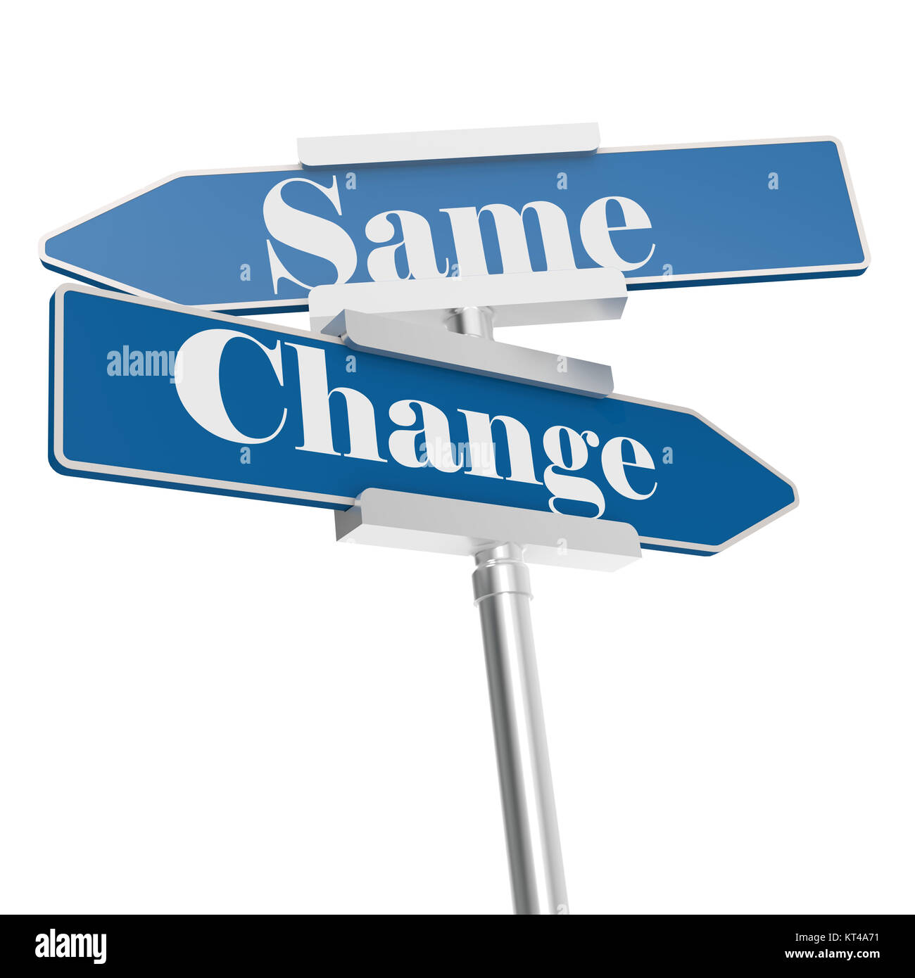 Change and same signs Stock Photo - Alamy