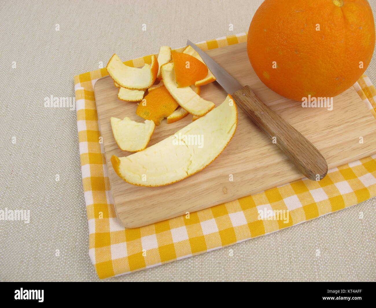 untreated orange peel Stock Photo - Alamy