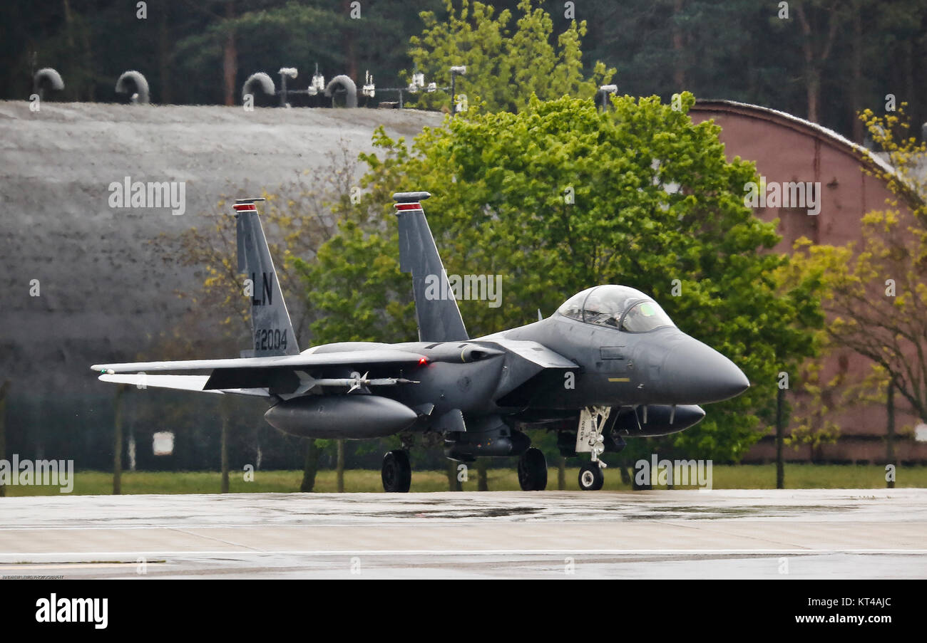 USAF F15 Eagle Stock Photo - Alamy