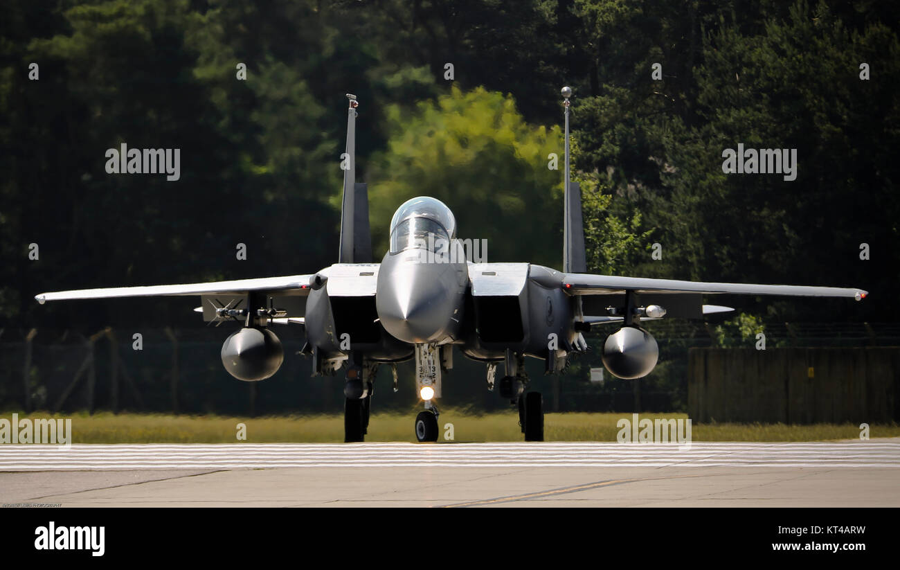 USAF F15 Eagle Stock Photo - Alamy
