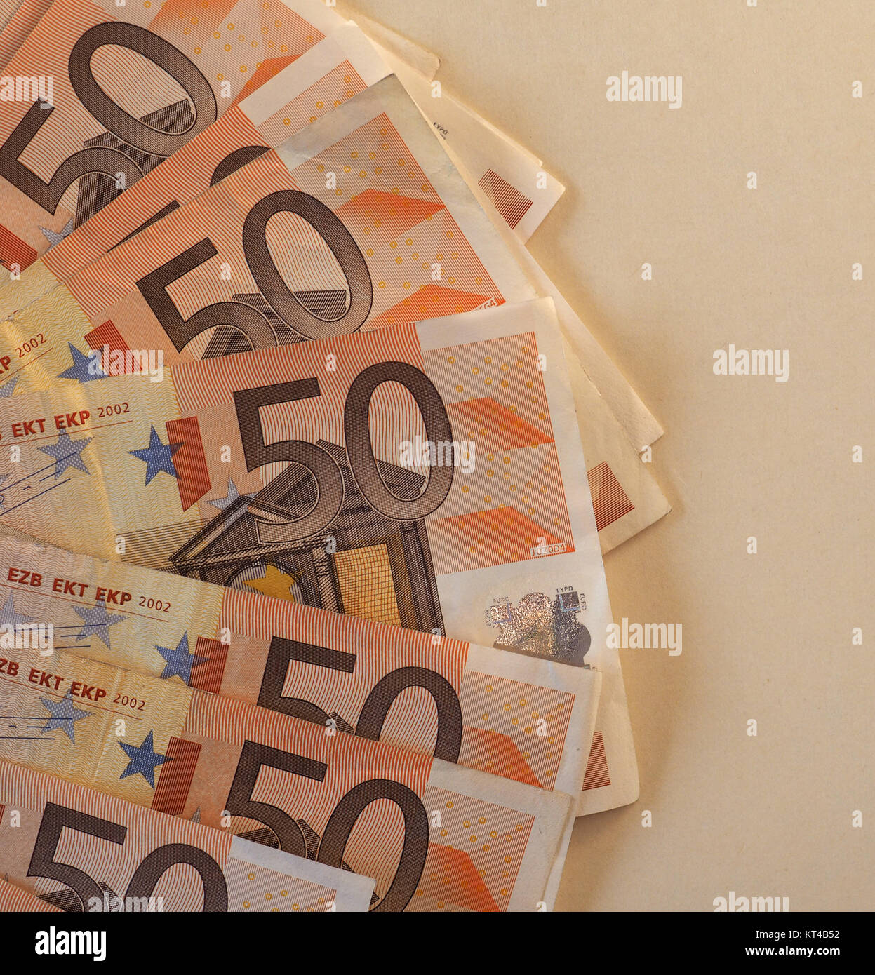 Euro (EUR) notes, European Union (EU) with copy space Stock Photo - Alamy