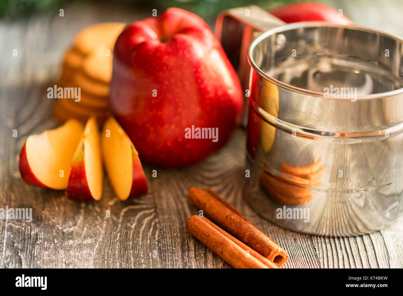 Cosy winter still-life and window. Xmas background Stock Photo - Alamy
