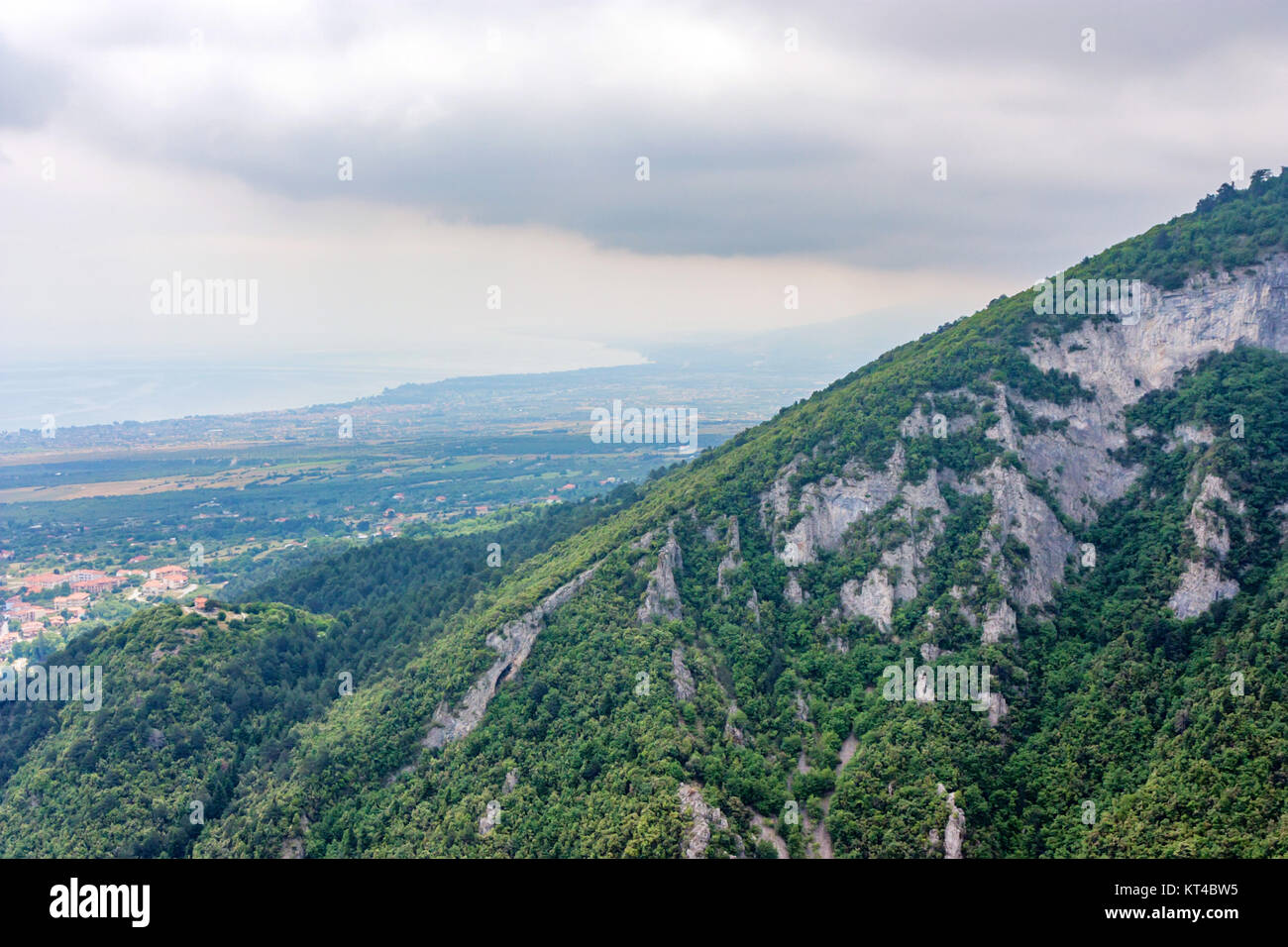 Scenic view from mount Olympus Stock Photo - Alamy