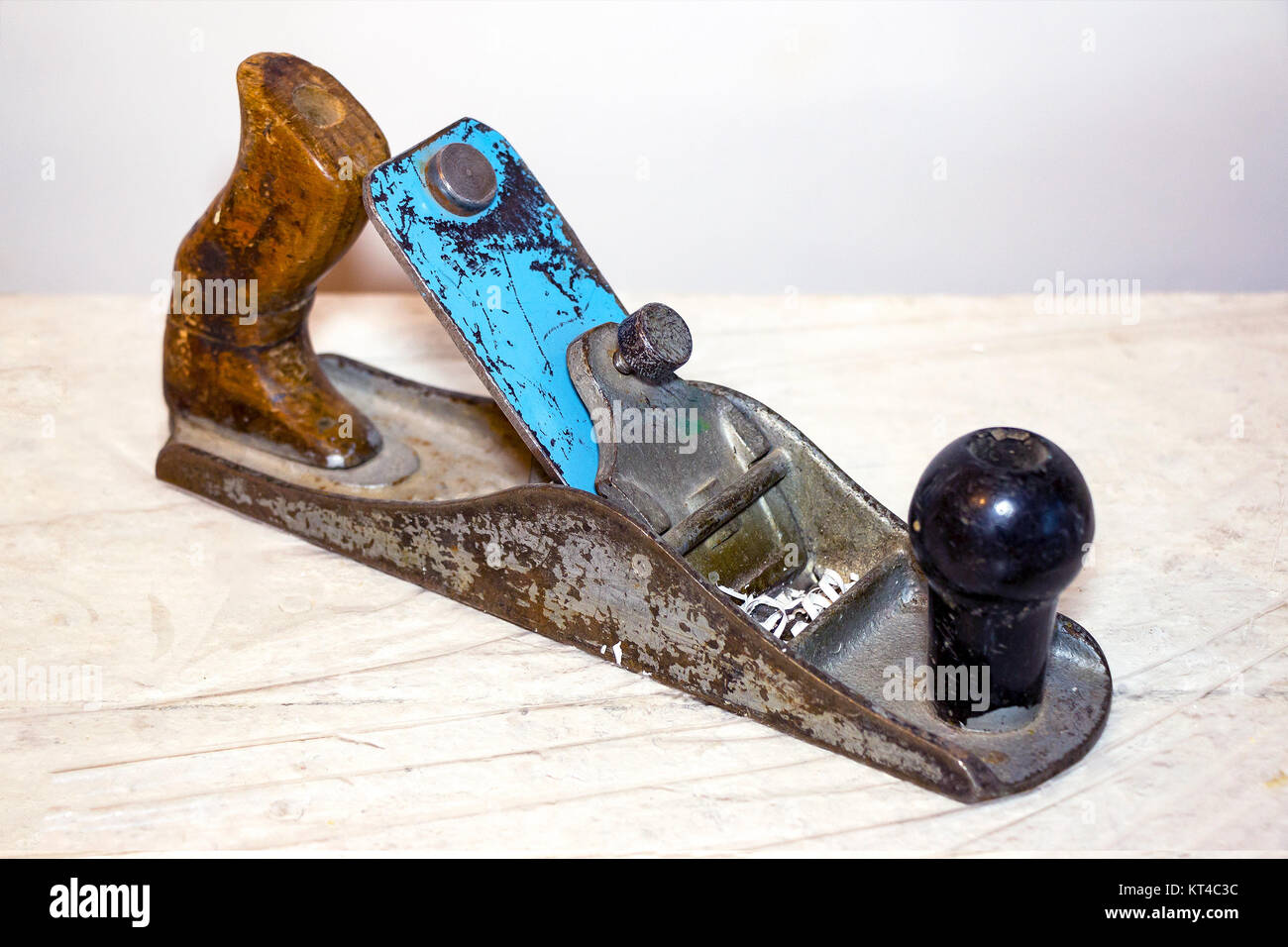 Old planer on a natural background Stock Photo - Alamy