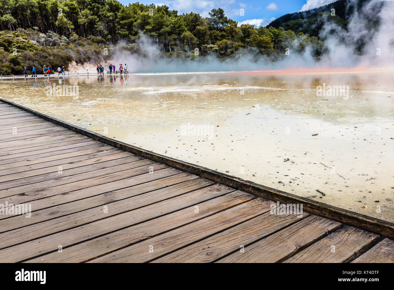 Champagne Pool in Waiotapu Thermal Reserve, Rotorua, New Zealand Stock ...