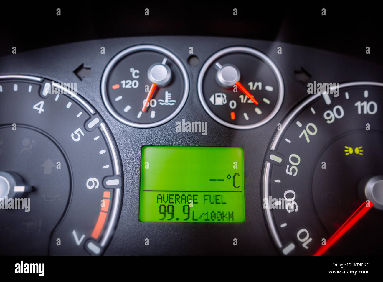 Car high fuel consumption Stock Photo - Alamy
