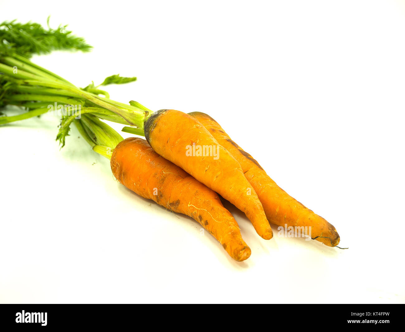 Baby carrot on isolated white background Stock Photo - Alamy