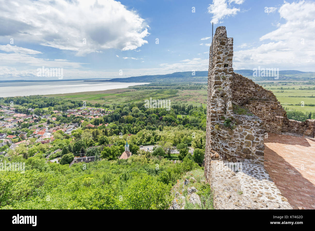Detail from the Szigliget castle in Hungary Stock Photo - Alamy