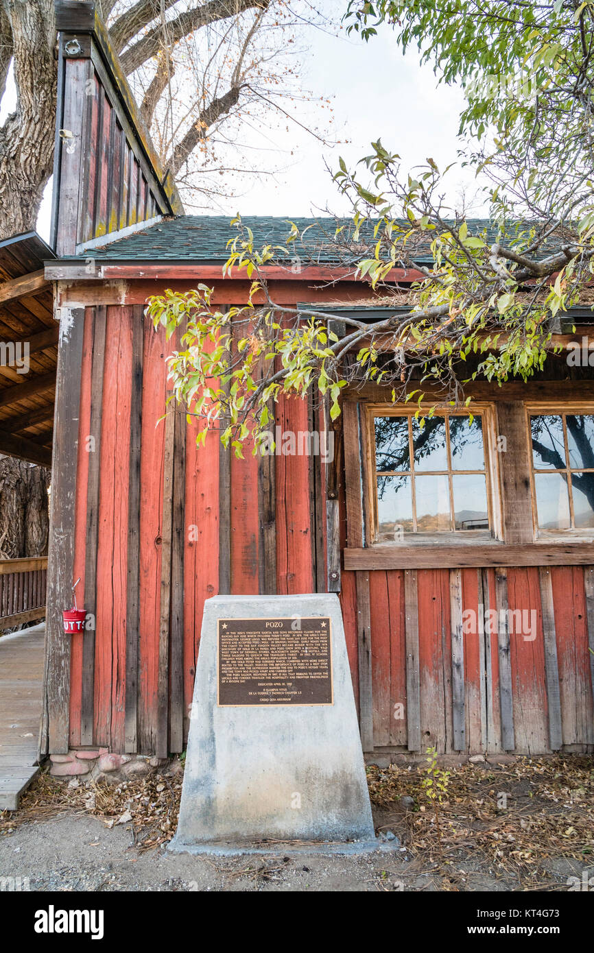 The historic Pozo Saloon, in the town of Pozo, has been a San Luis ...