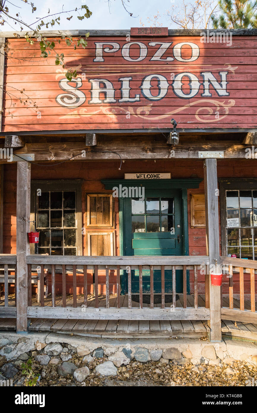 The historic Pozo Saloon, in the town of Pozo, has been a San Luis ...