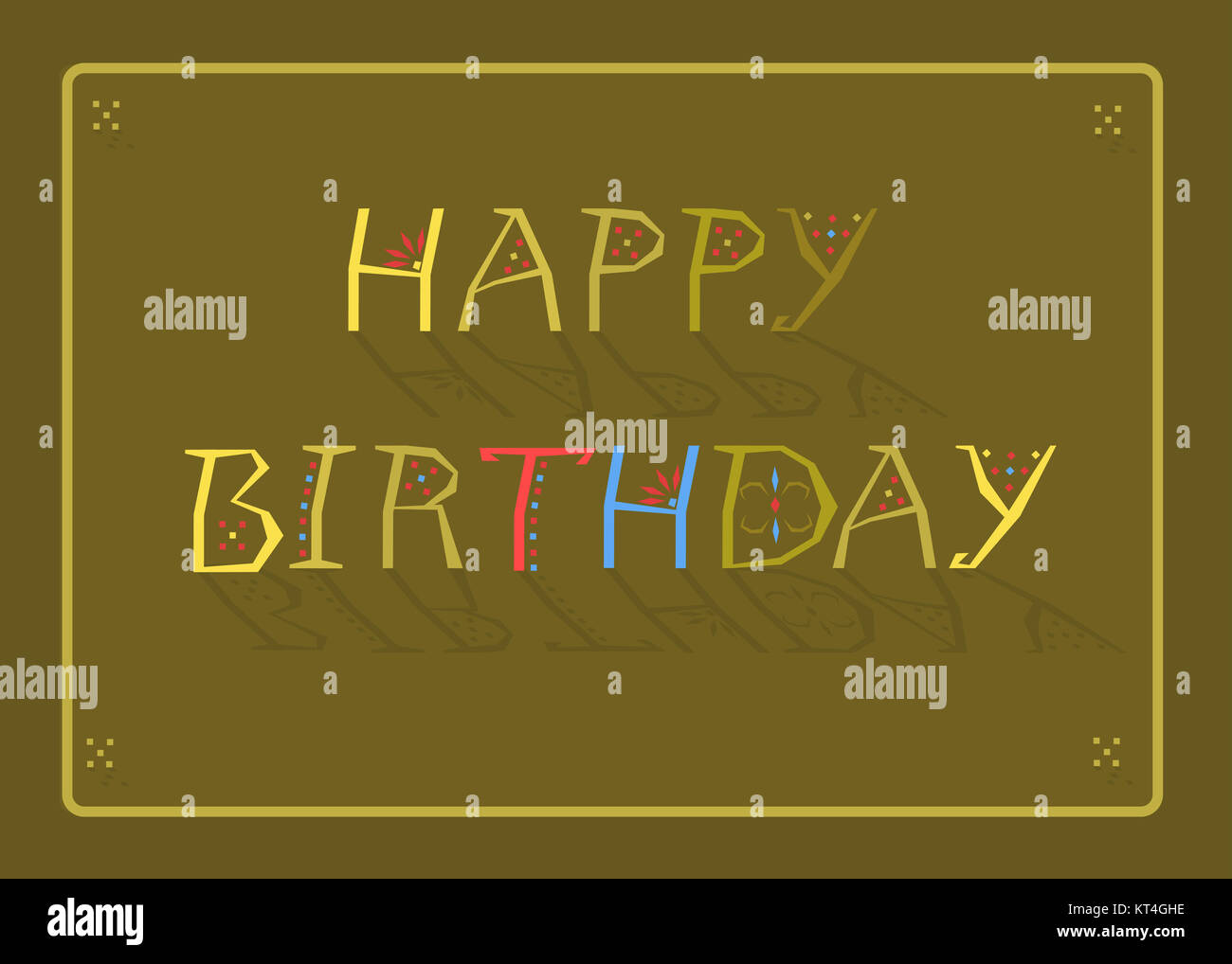 Happy Birthday Greeting Card Stock Photo Alamy happy-birthday-greeting-card-stock-photo-alamy