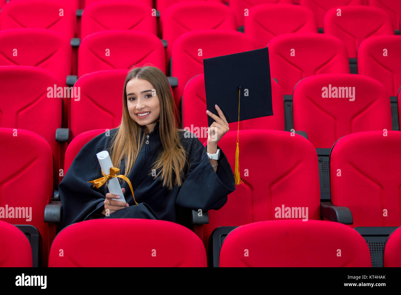 Graduation, education, portrait, red conference room, concept, portrait ...