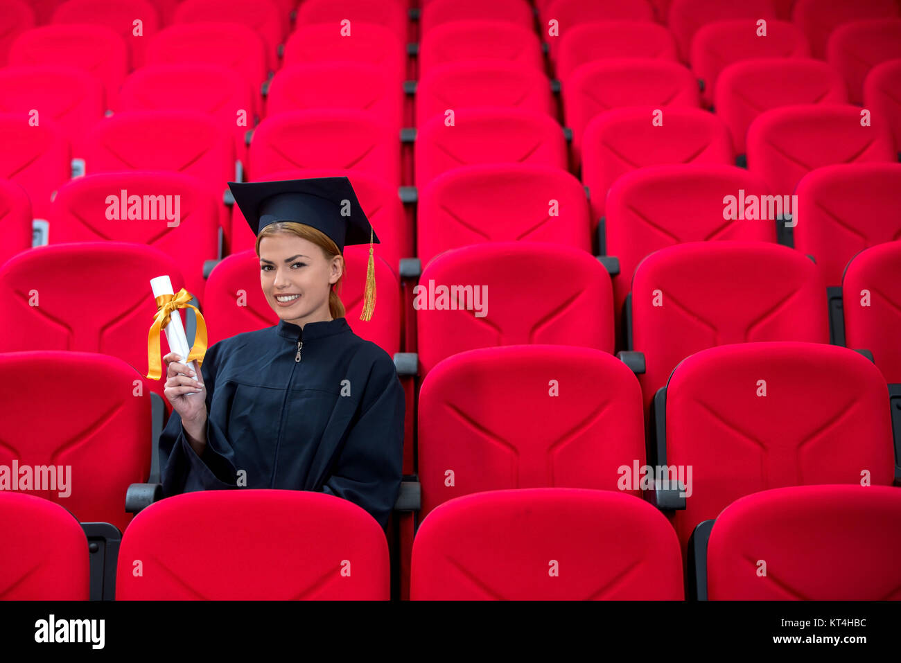 Graduation, education, portrait, red conference room, concept, portrait ...