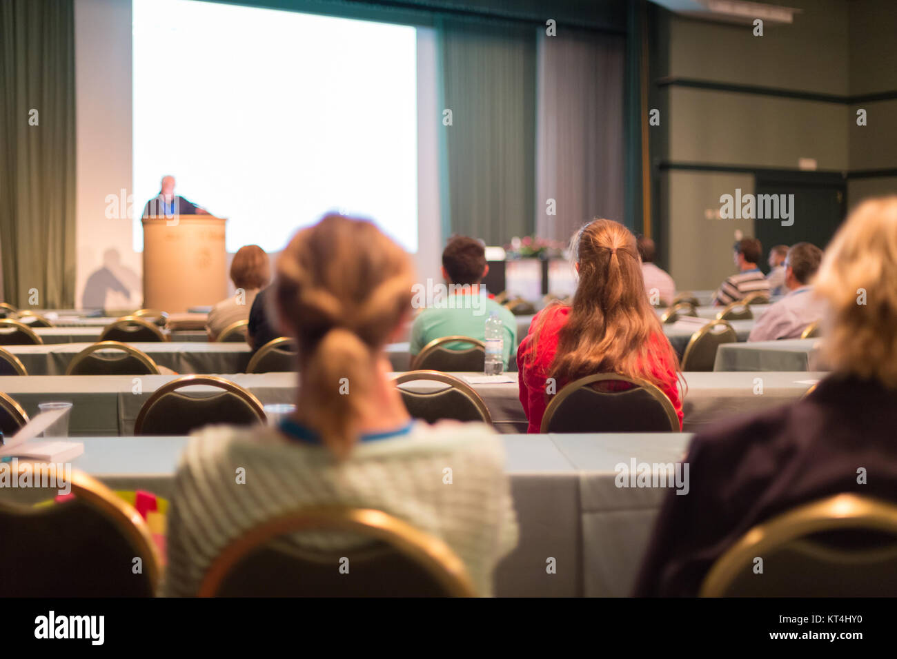 Lecture at university Stock Photo - Alamy