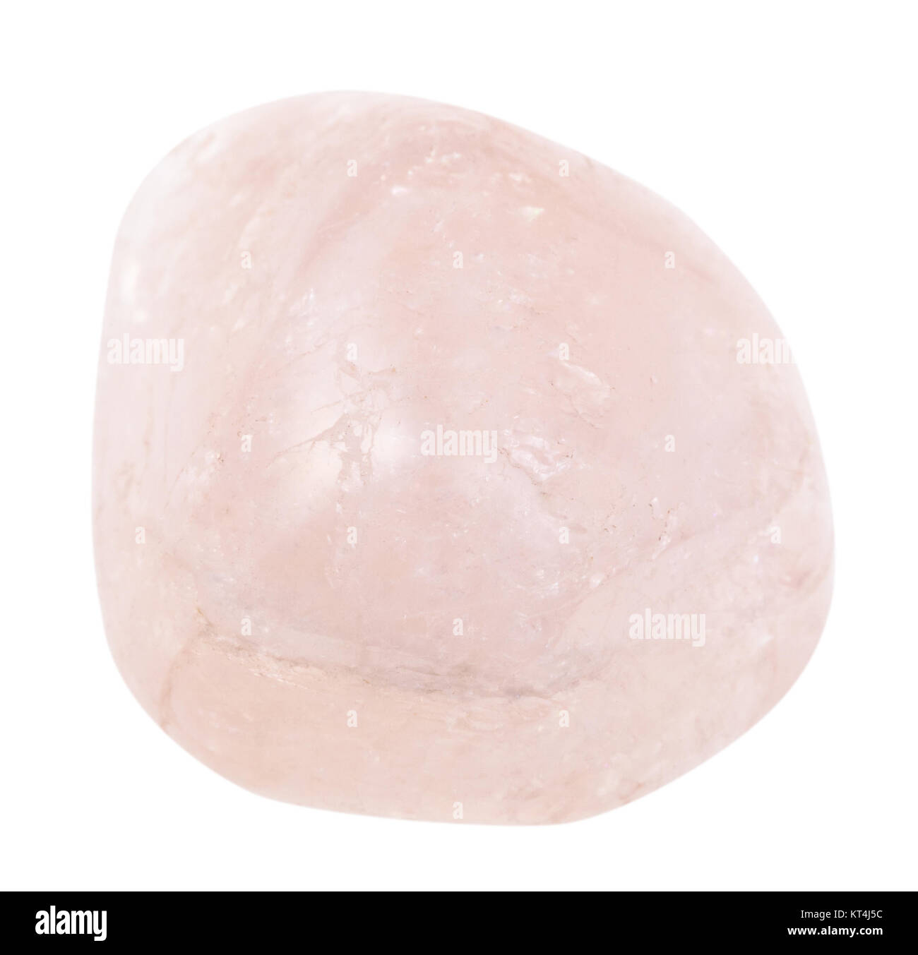 tumbled morganite (pink beryl) gemstone isolated Stock Photo - Alamy