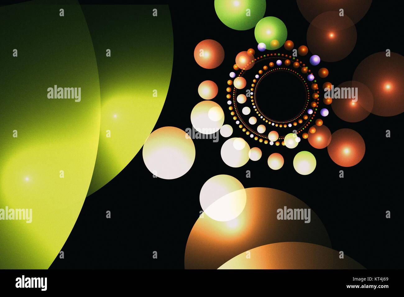 Fractal image of colorful balloons Stock Photo - Alamy