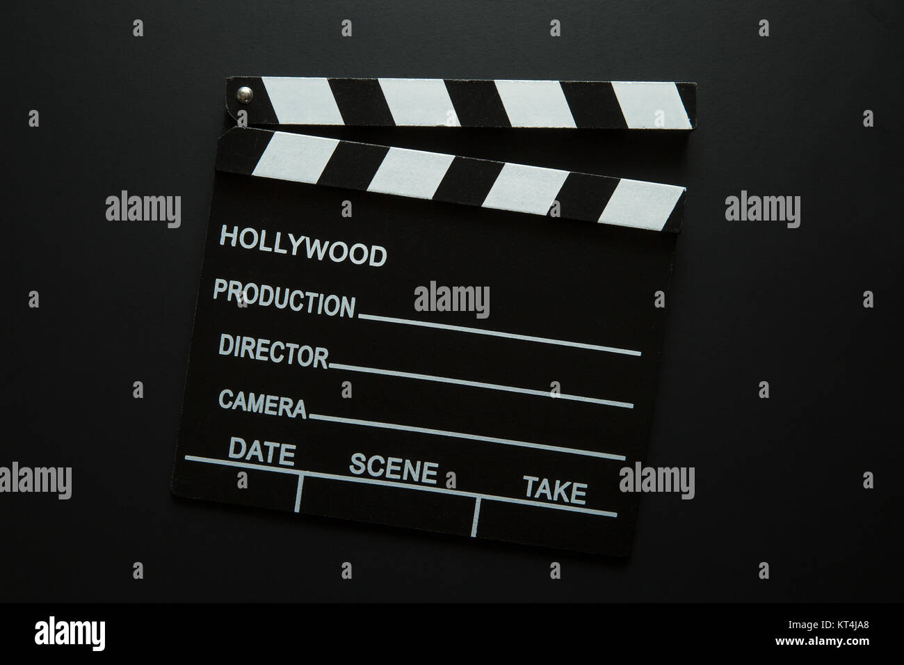 The vintage clapperboard Stock Photo - Alamy