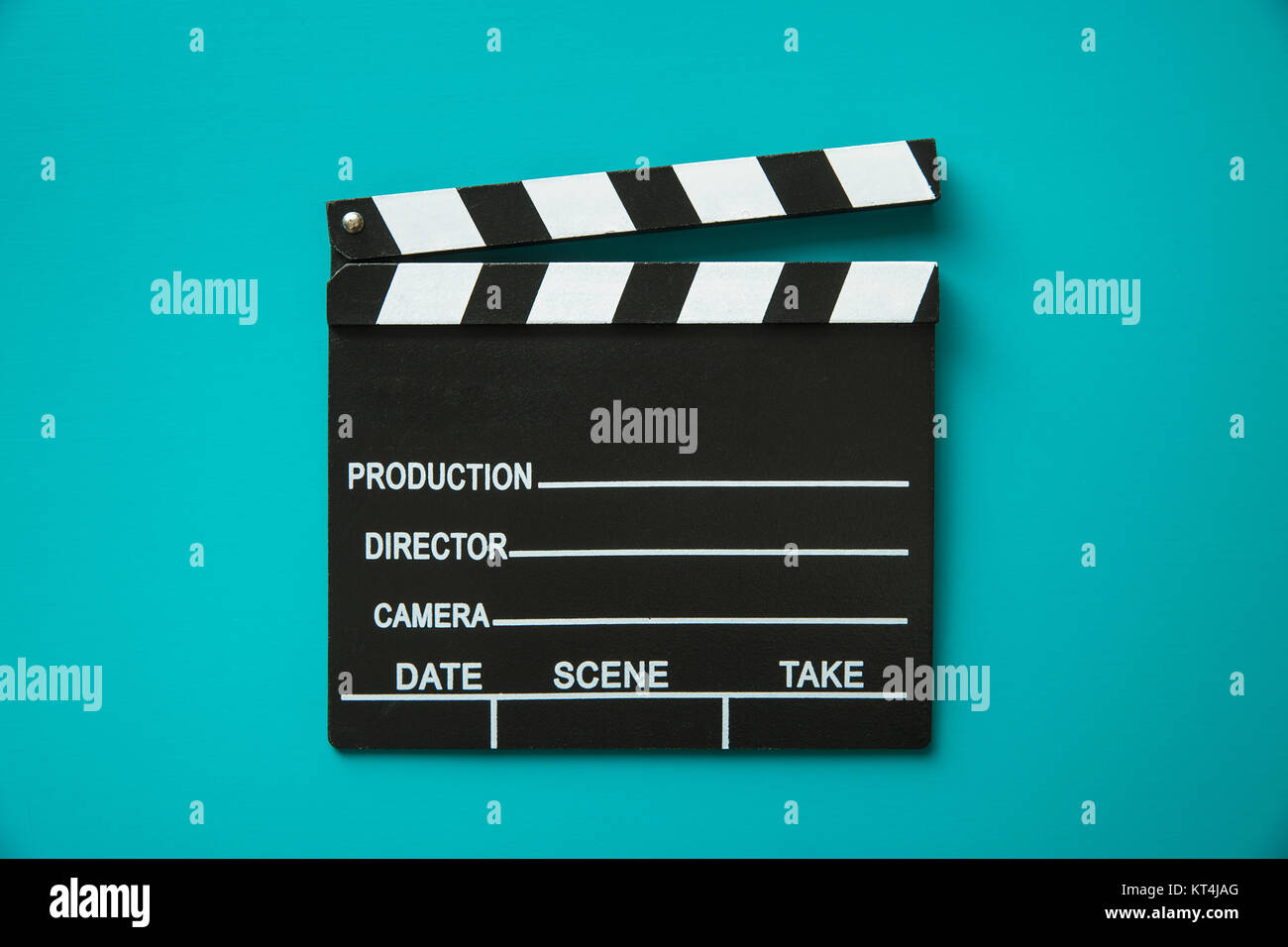 The vintage clapperboard Stock Photo - Alamy