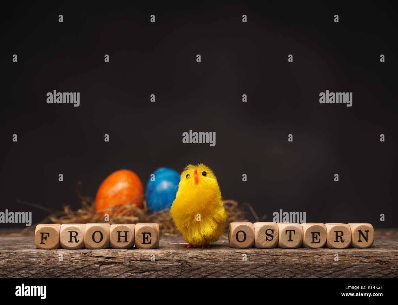 german happy easter background Stock Photo - Alamy