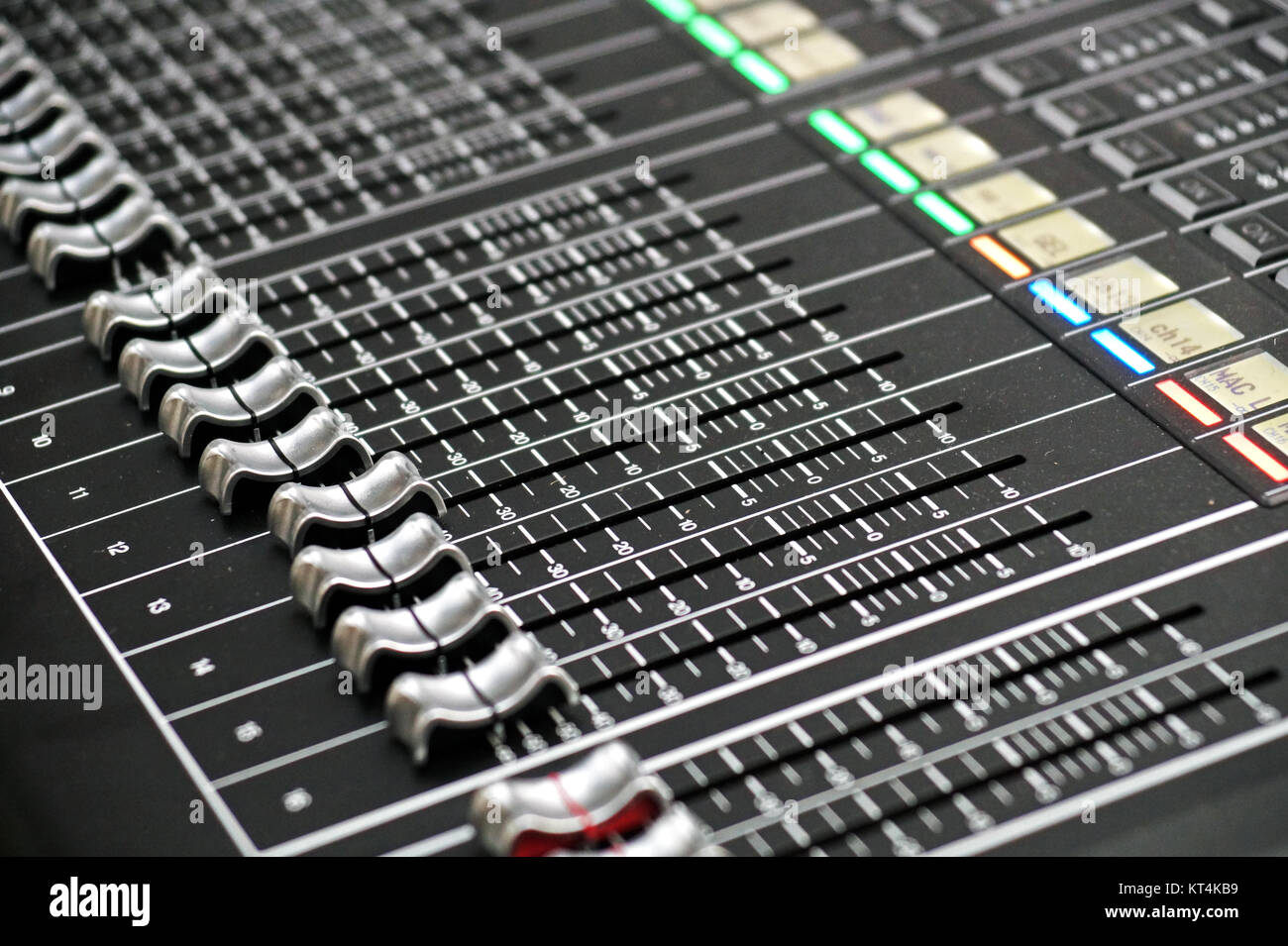 mixer recording studio audio equipment digital recorder Stock Photo - Alamy