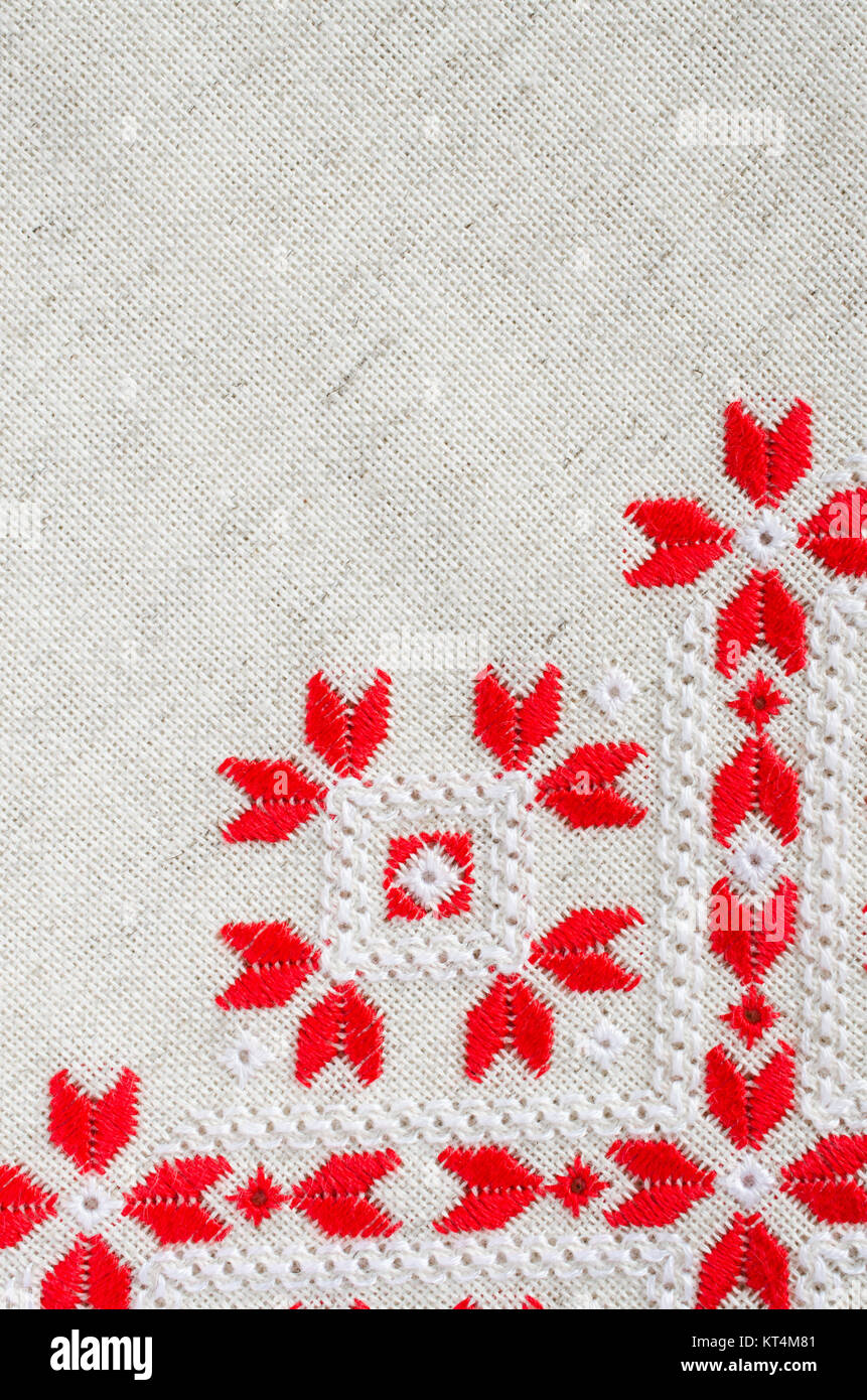 Red brown embroidery hi-res stock photography and images - Alamy