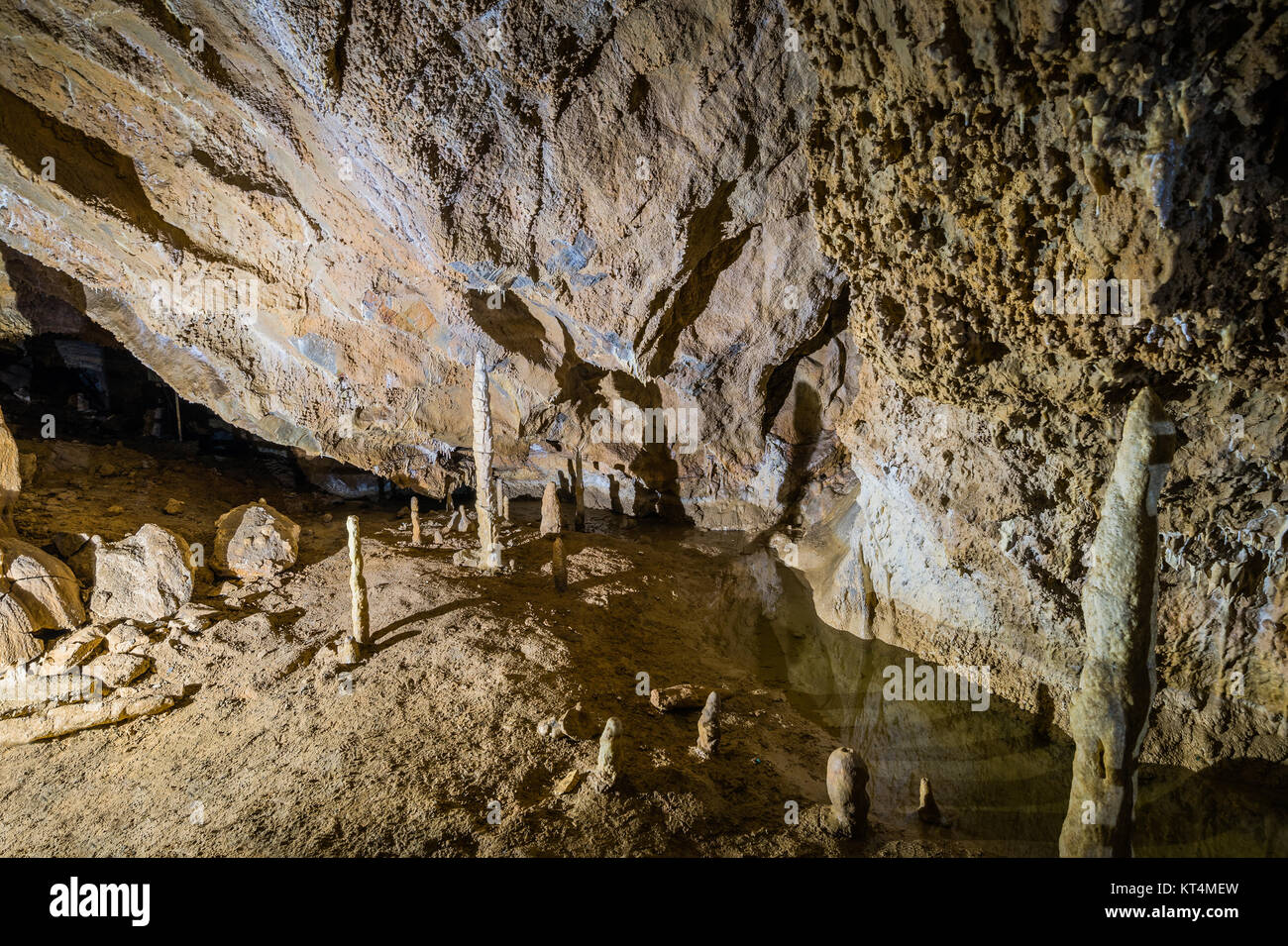Inside of a Cave Stock Photo - Alamy