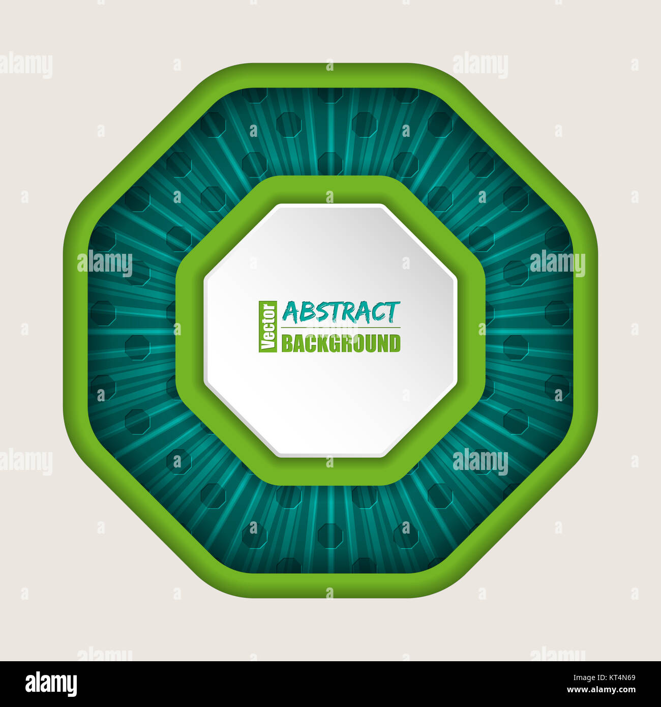 Abstract octagon brochure background Stock Photo - Alamy