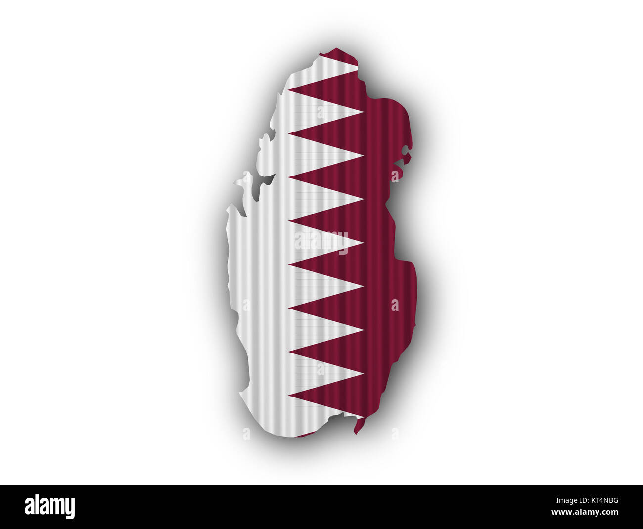 Map of qatar atlas hi-res stock photography and images - Alamy