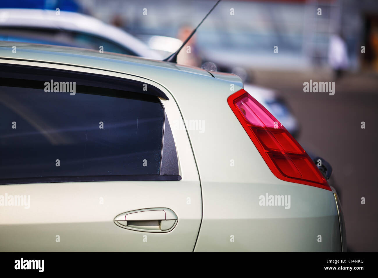 Rear of the modern car Stock Photo - Alamy