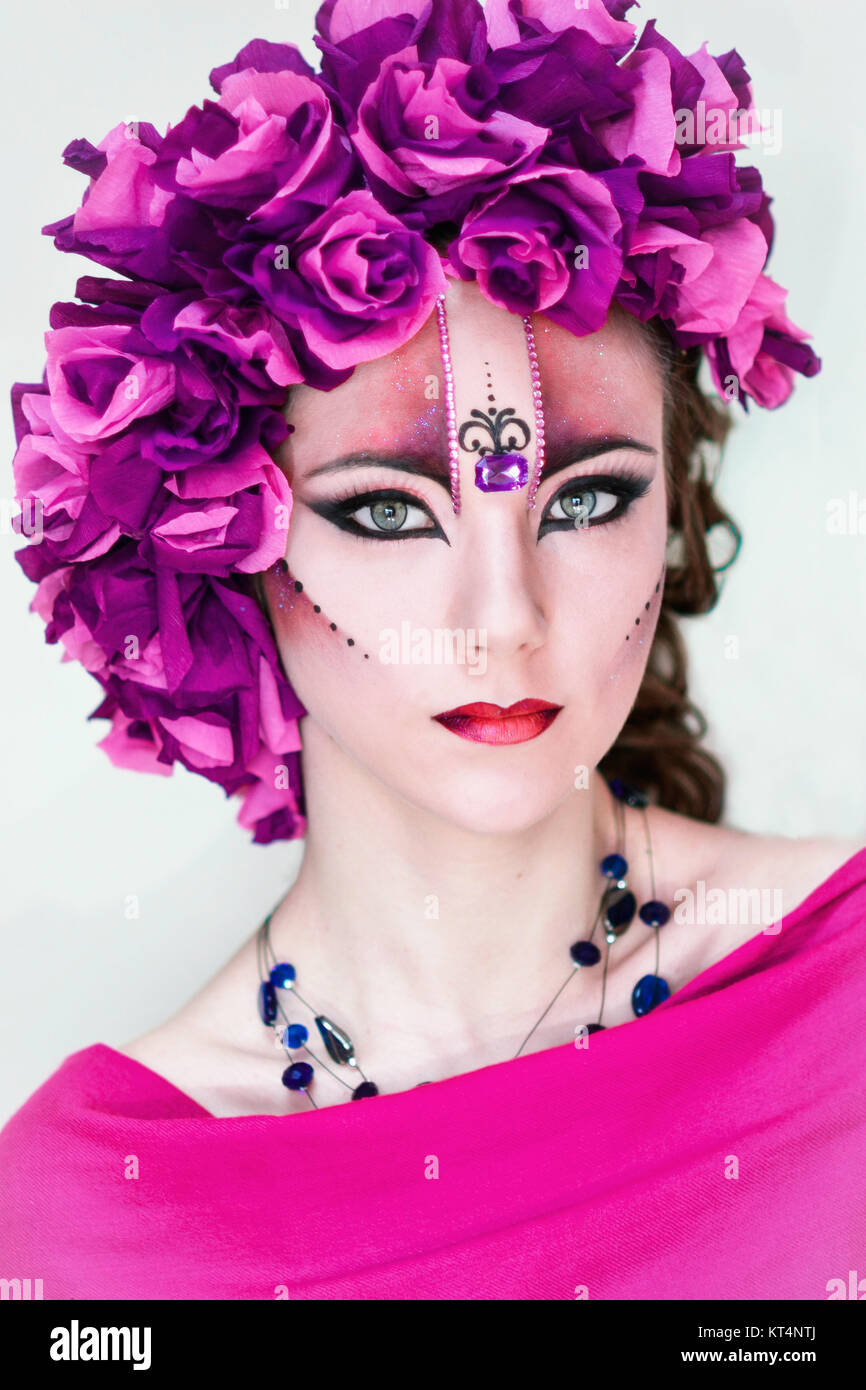 Fashionable, glamorous, beautiful, attractive, nice, delightful model ...