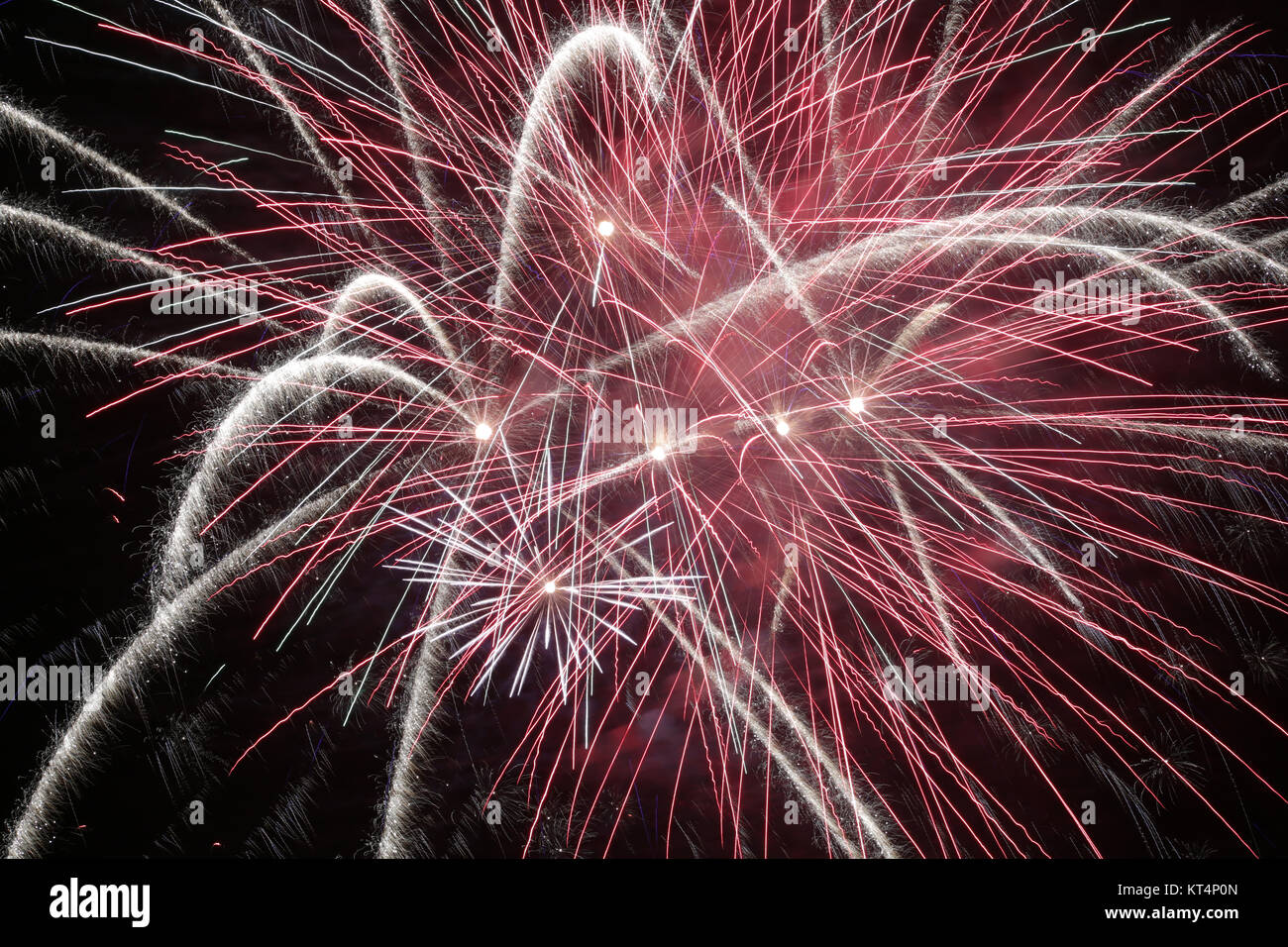 Fireworks at night Stock Photo - Alamy