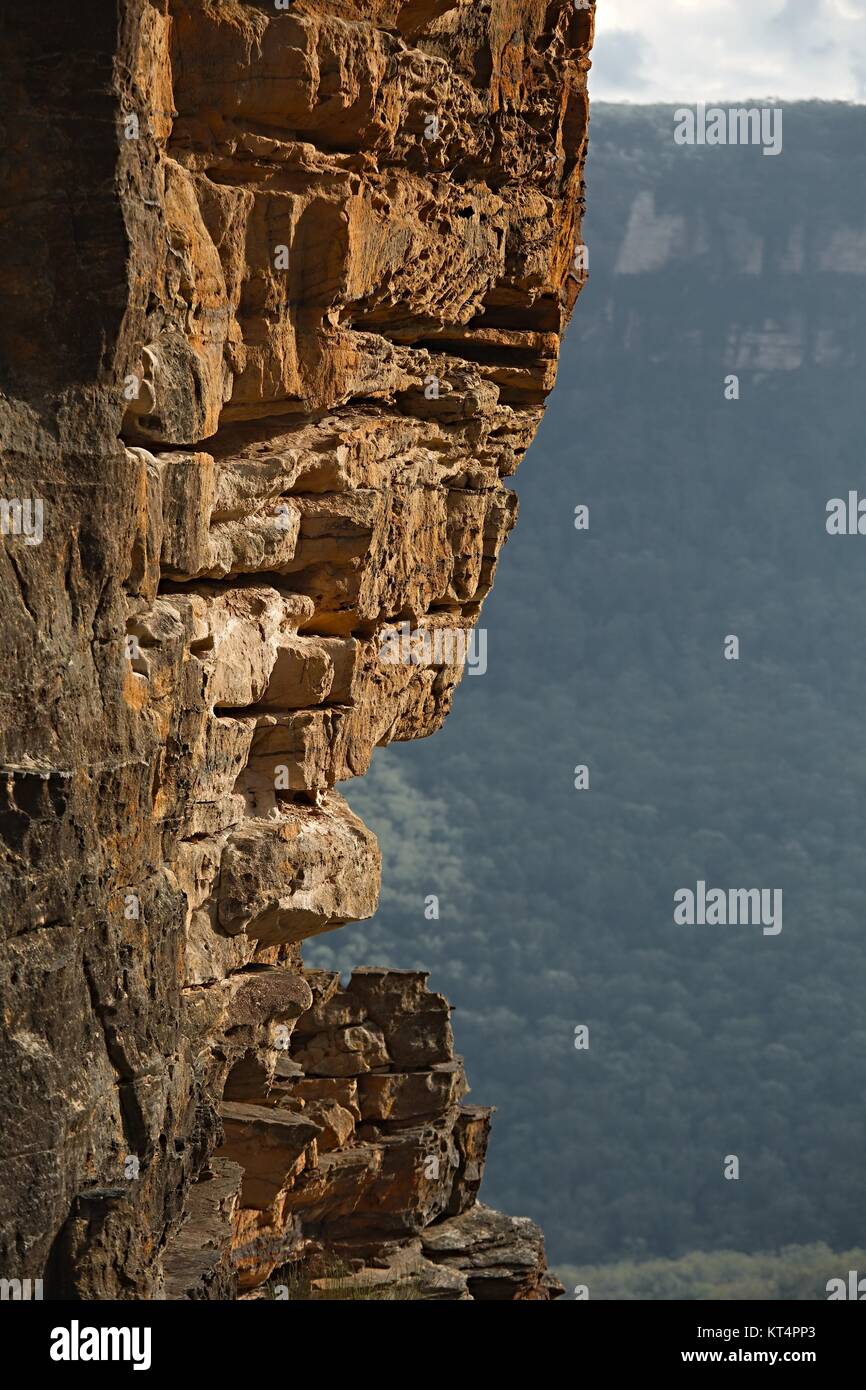 Rugged cliff wall Stock Photo - Alamy