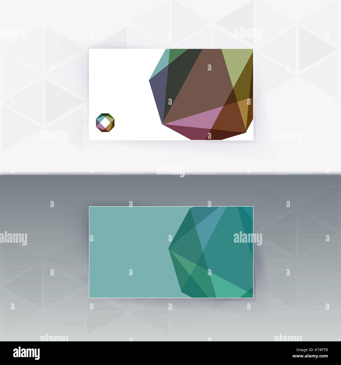 Abstract blank name card template for business artwork. eps 10 Stock ...