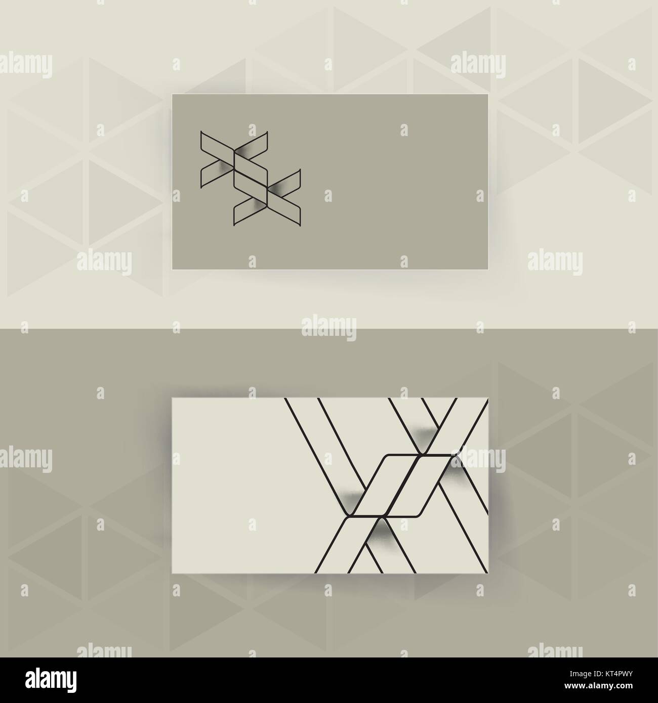 Abstract blank name card template for business artwork. eps 10 Stock ...