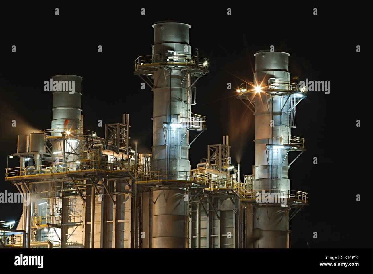 Modern gas turbine power plant High Resolution Stock Photography and ...