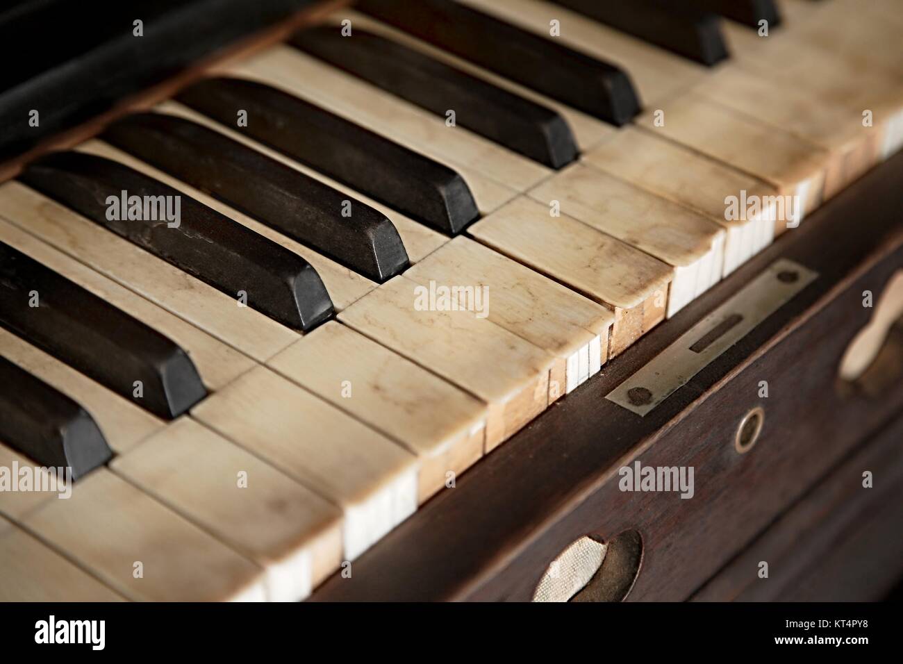 Old Piano Closeup Stock Photo - Alamy