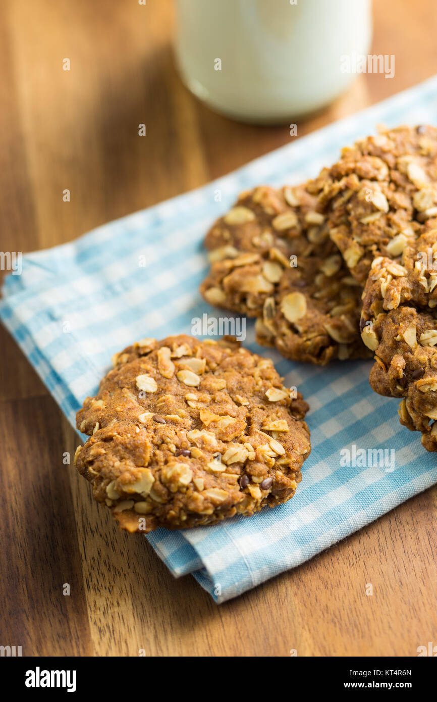 Homemade oatmeal cookies Stock Photo - Alamy