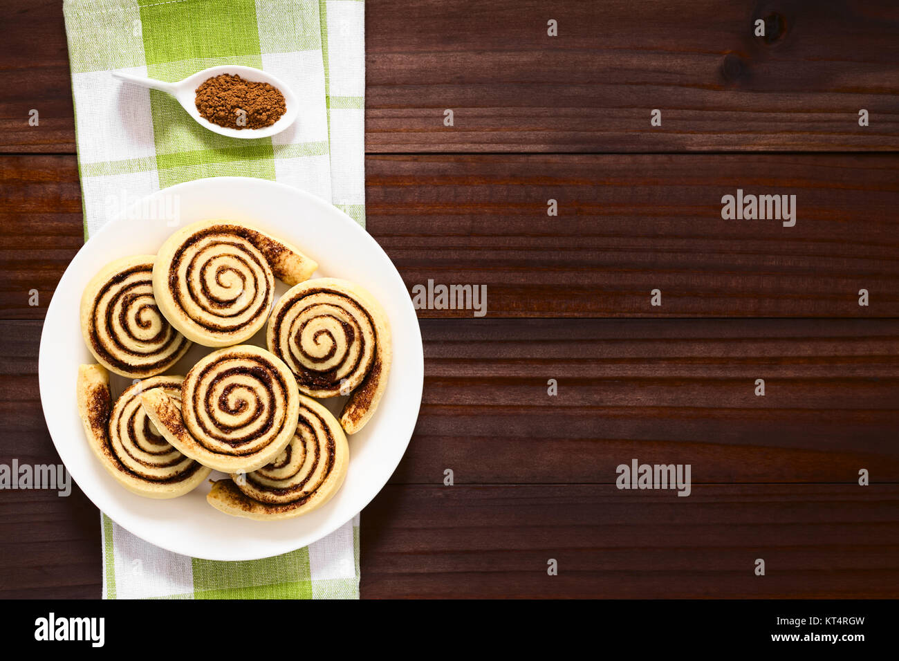 Homemade Cocoa Rolls Stock Photo - Alamy