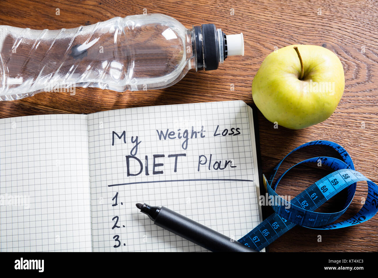Diet Plan Concept Stock Photo - Alamy