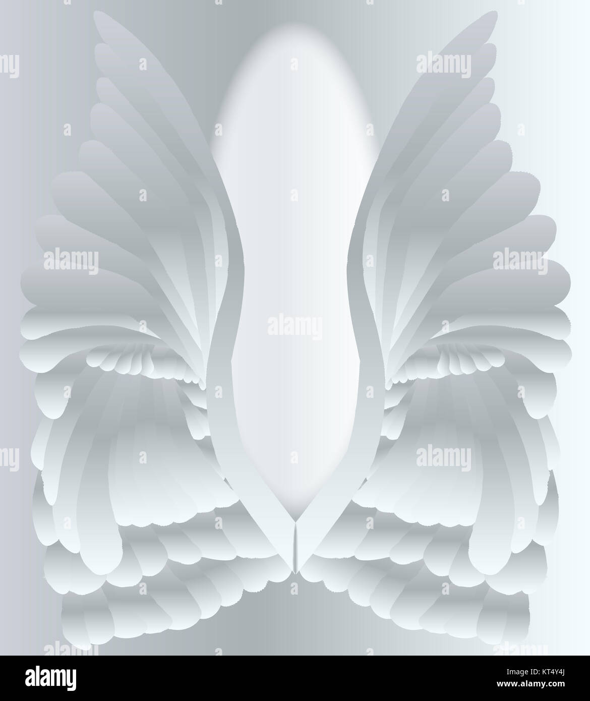 Silver Angel Wings Stock Photo - Alamy