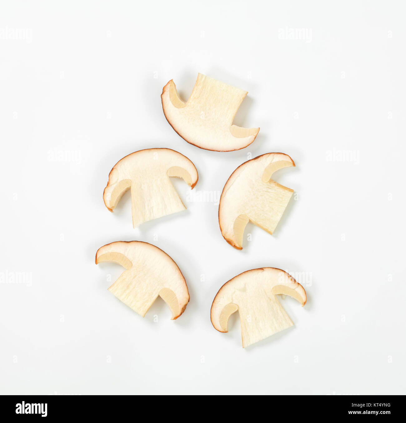 sliced fresh cep Stock Photo - Alamy