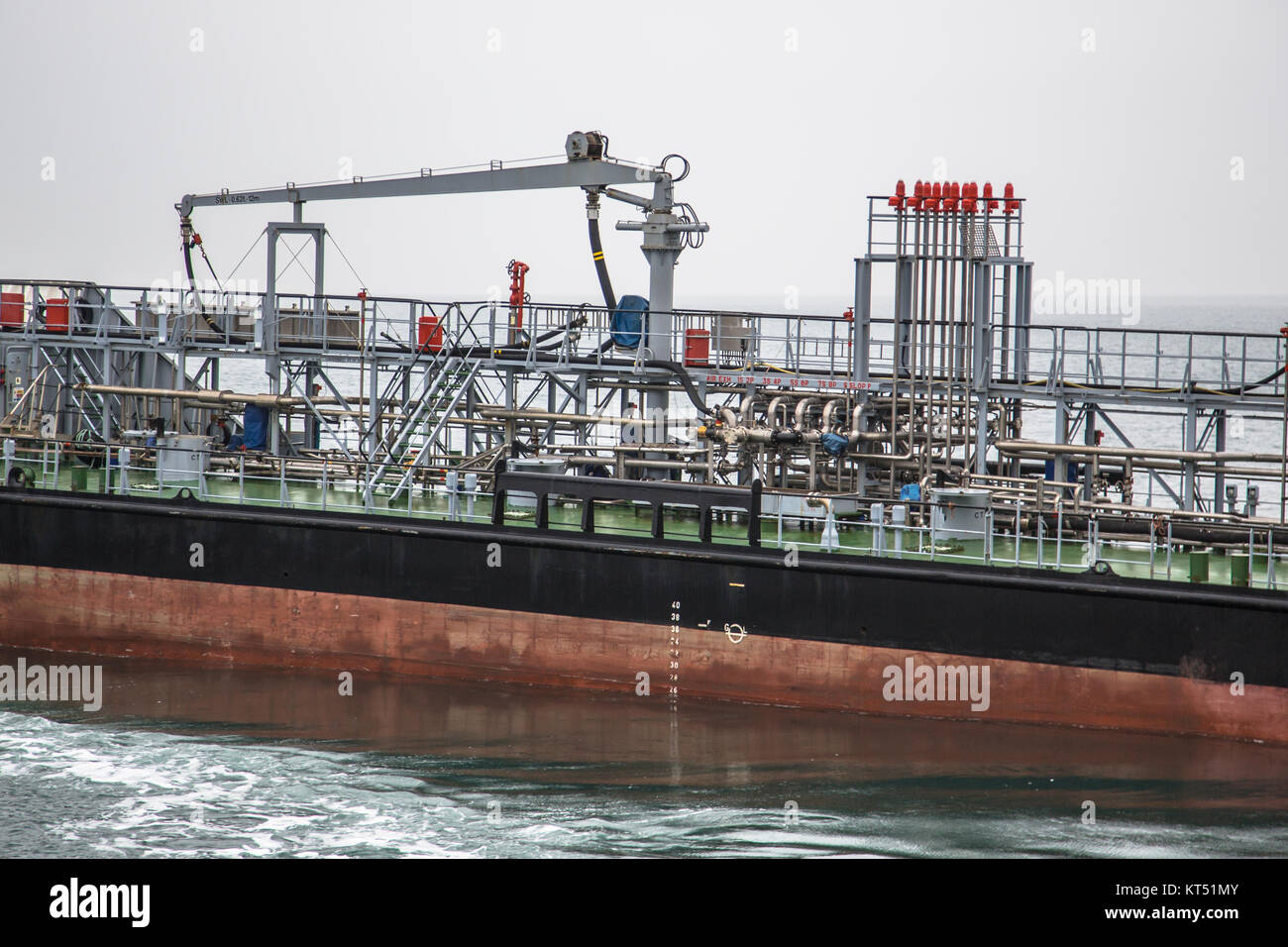 Cargo tank on deck of chemical tanker hi-res stock photography and ...