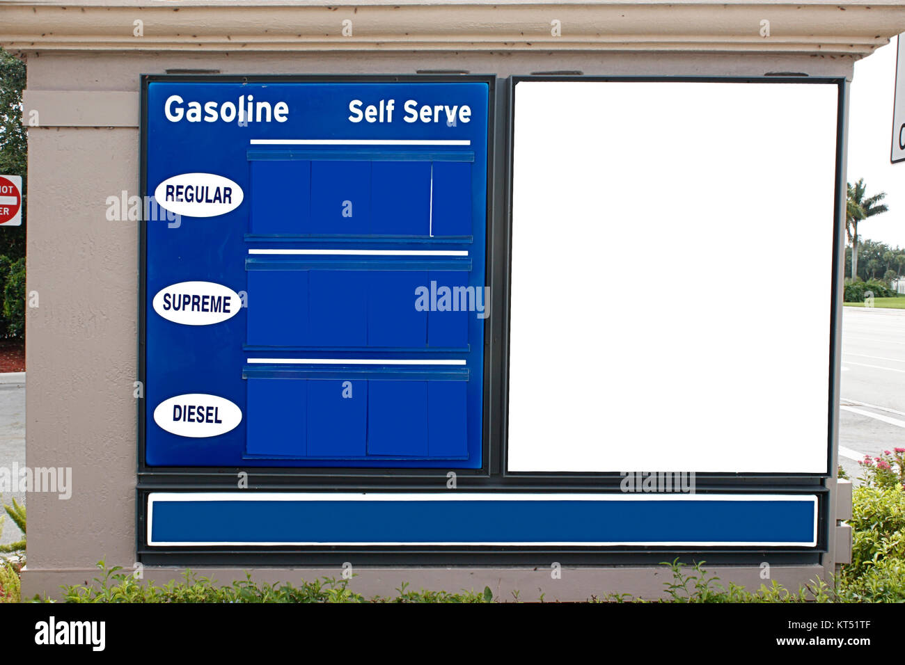 gasoline diesel sign Stock Photo - Alamy
