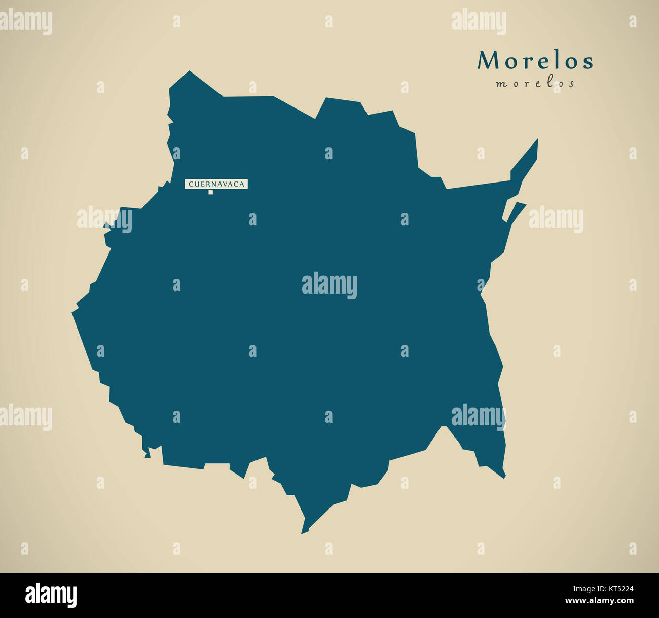 Map of morelos hi-res stock photography and images - Alamy