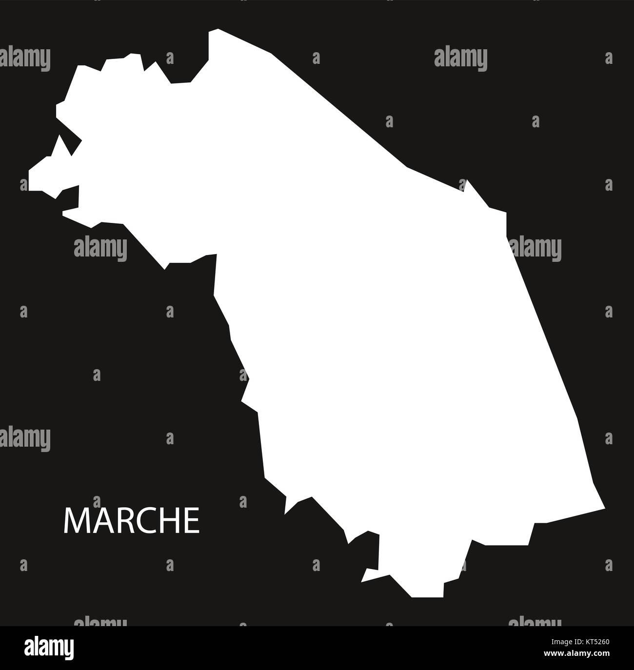 Marche map hi-res stock photography and images - Alamy