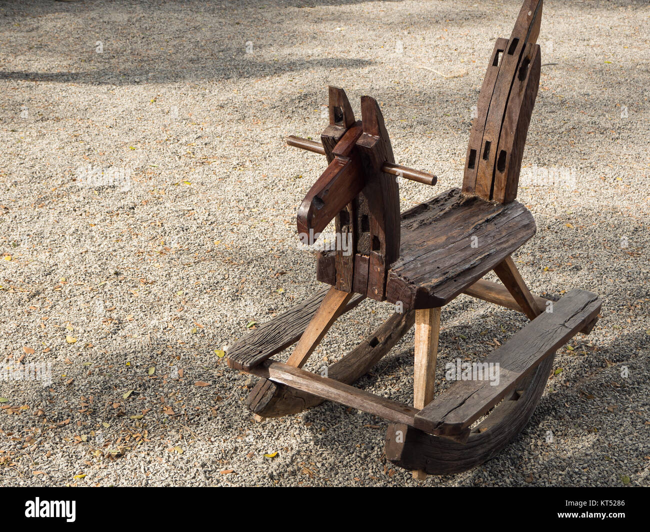Wooden Rocking Horse Stock Photo - Alamy