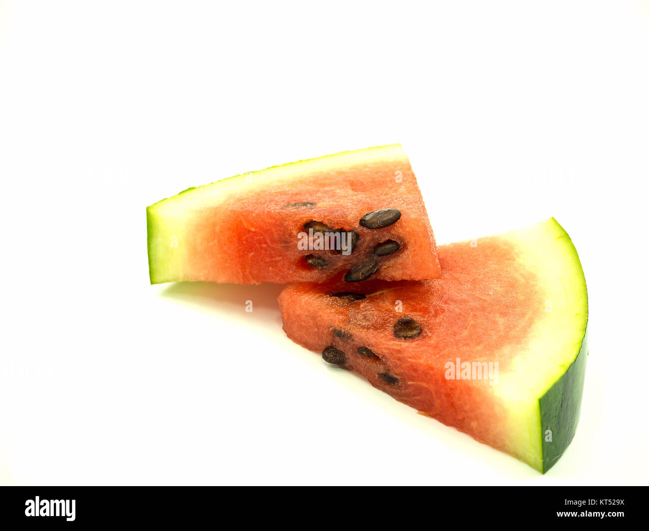 Watermelon on isolated white background Stock Photo - Alamy