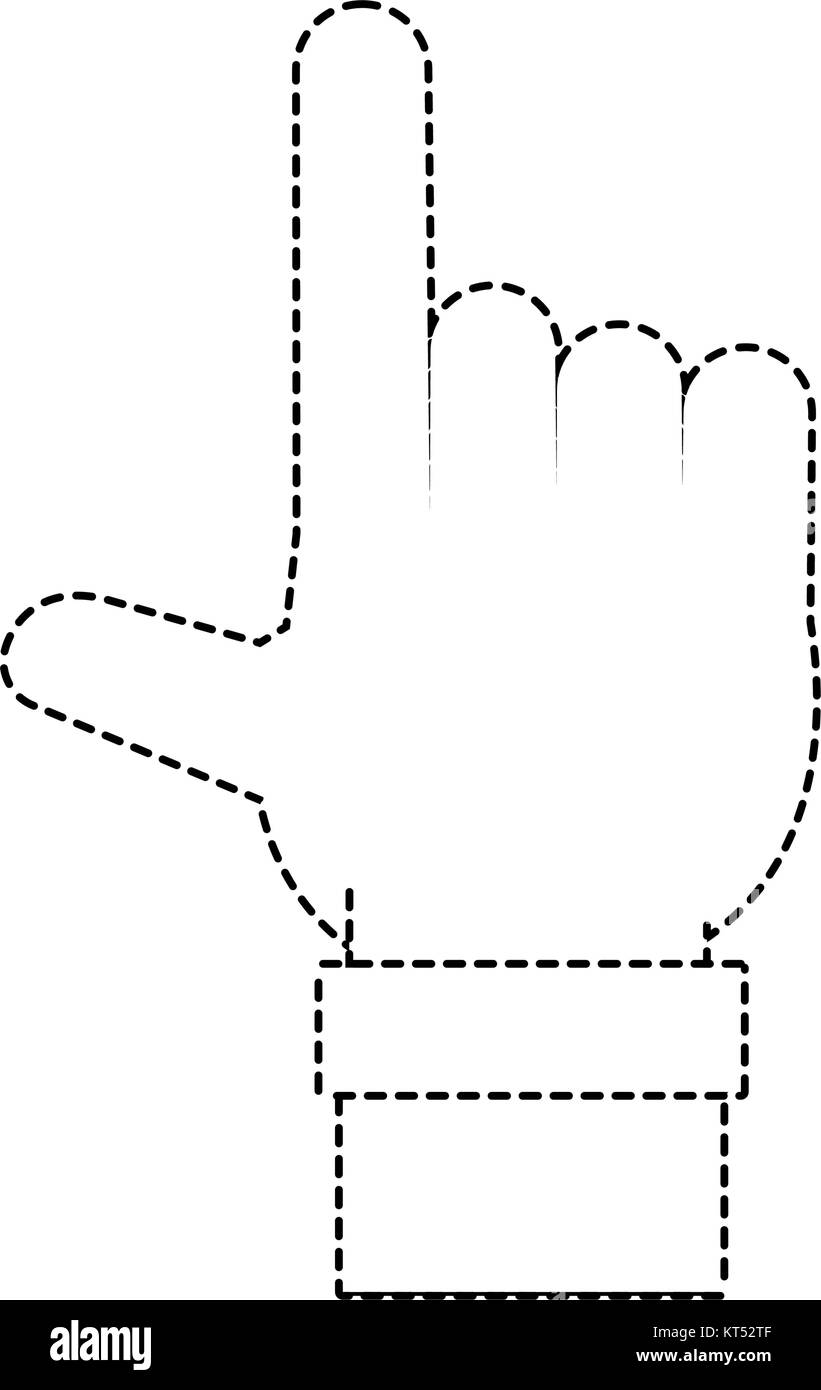 Hand pointing symbol Stock Vector Image & Art - Alamy