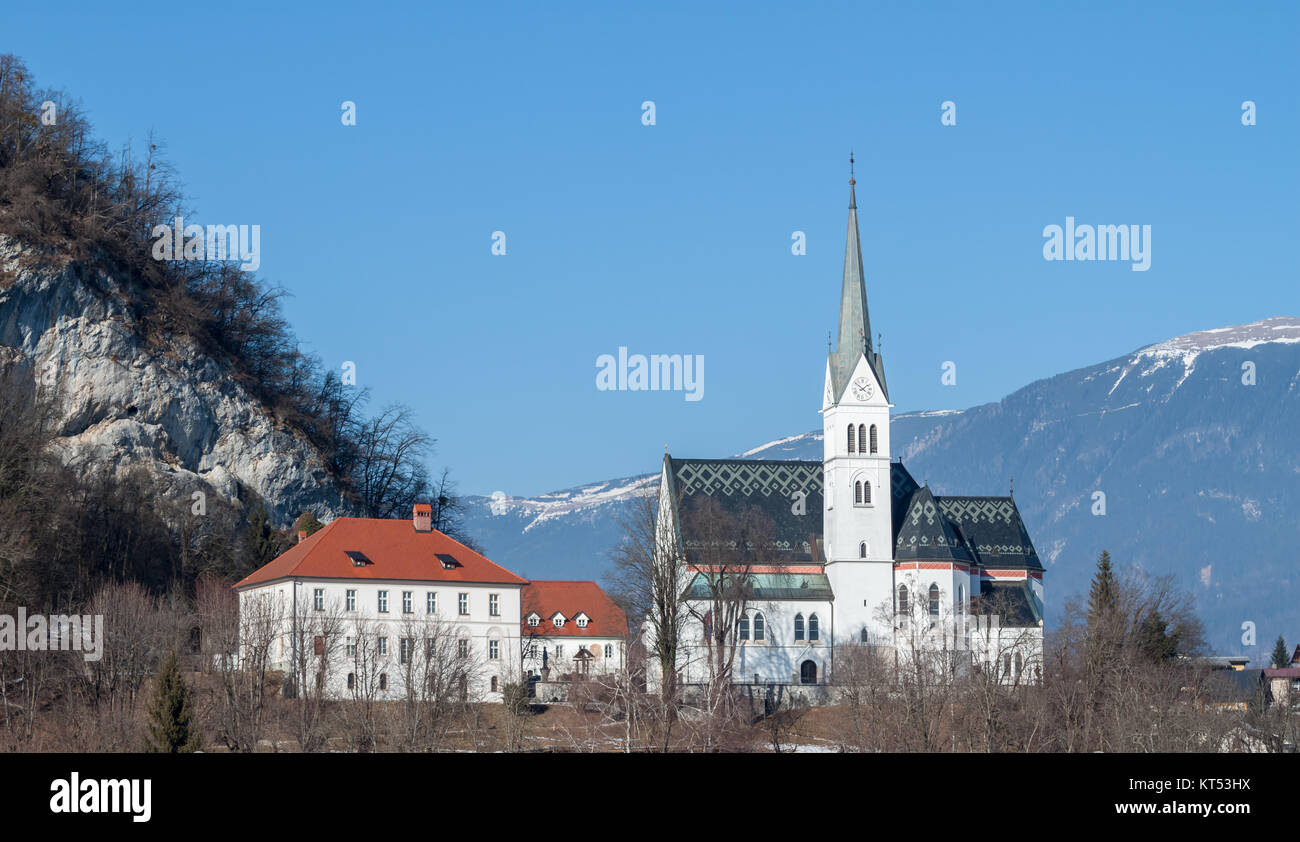 church in mountains Stock Photo - Alamy